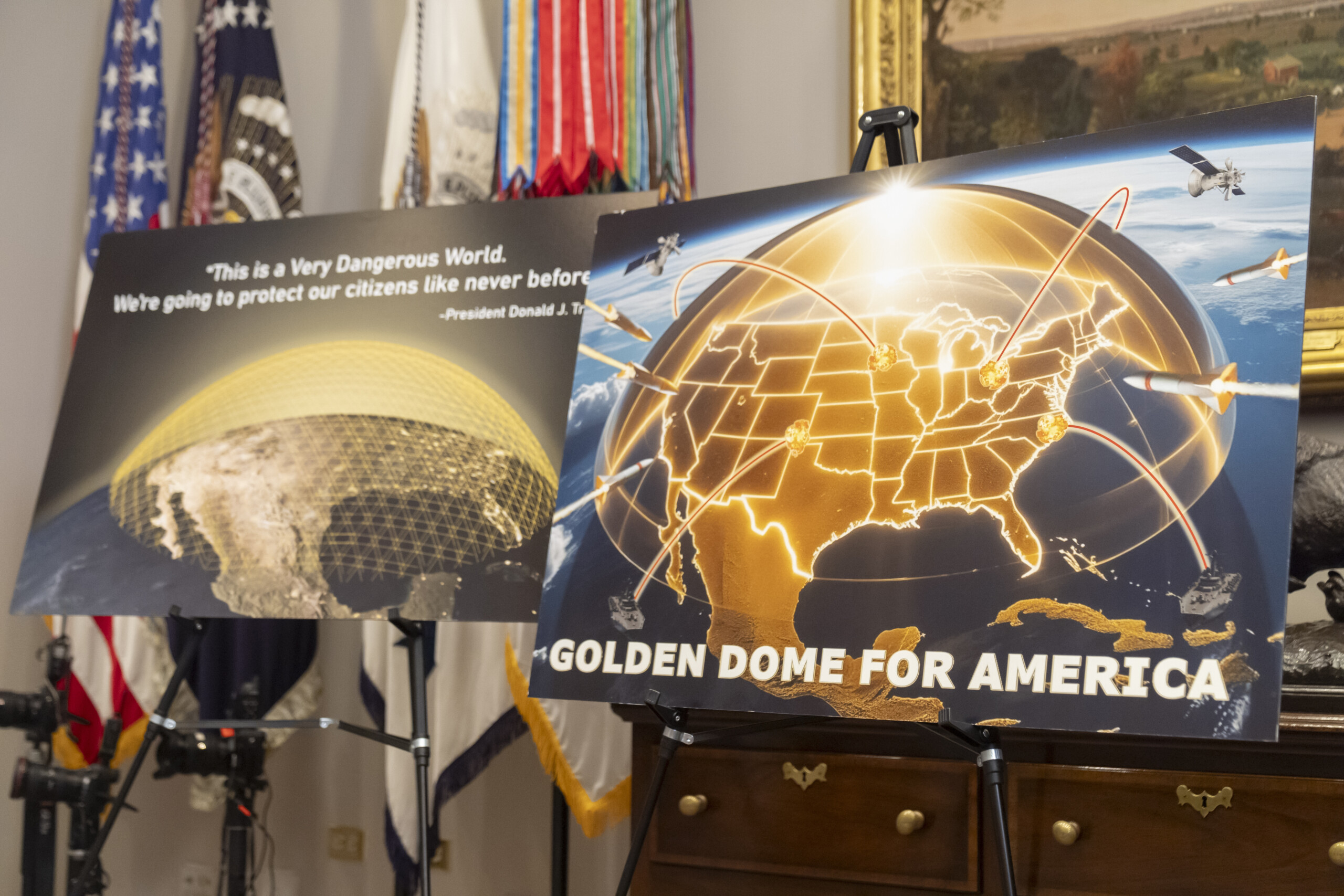 Posters for proposed Golden Dome - ABC Columbia
