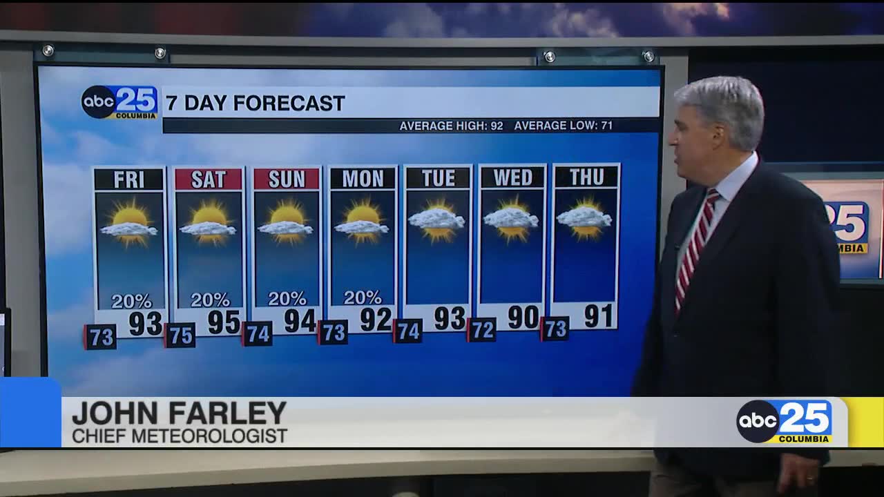 7 day forecast June 26, 2025 - ABC Columbia