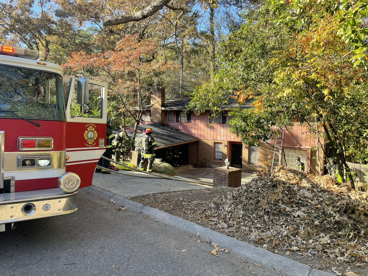 CRFD firefighter control Friday afternoon home fire - ABC Columbia