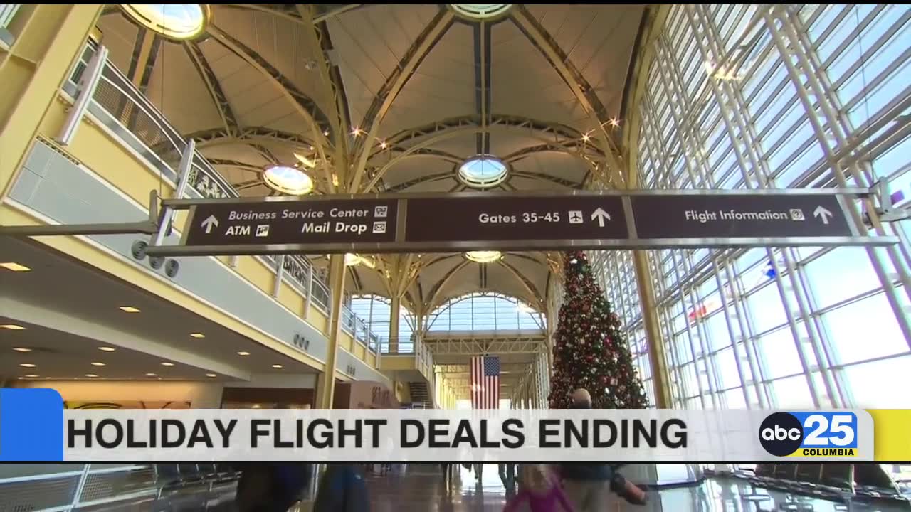 Holiday flight deals ending soon - ABC Columbia