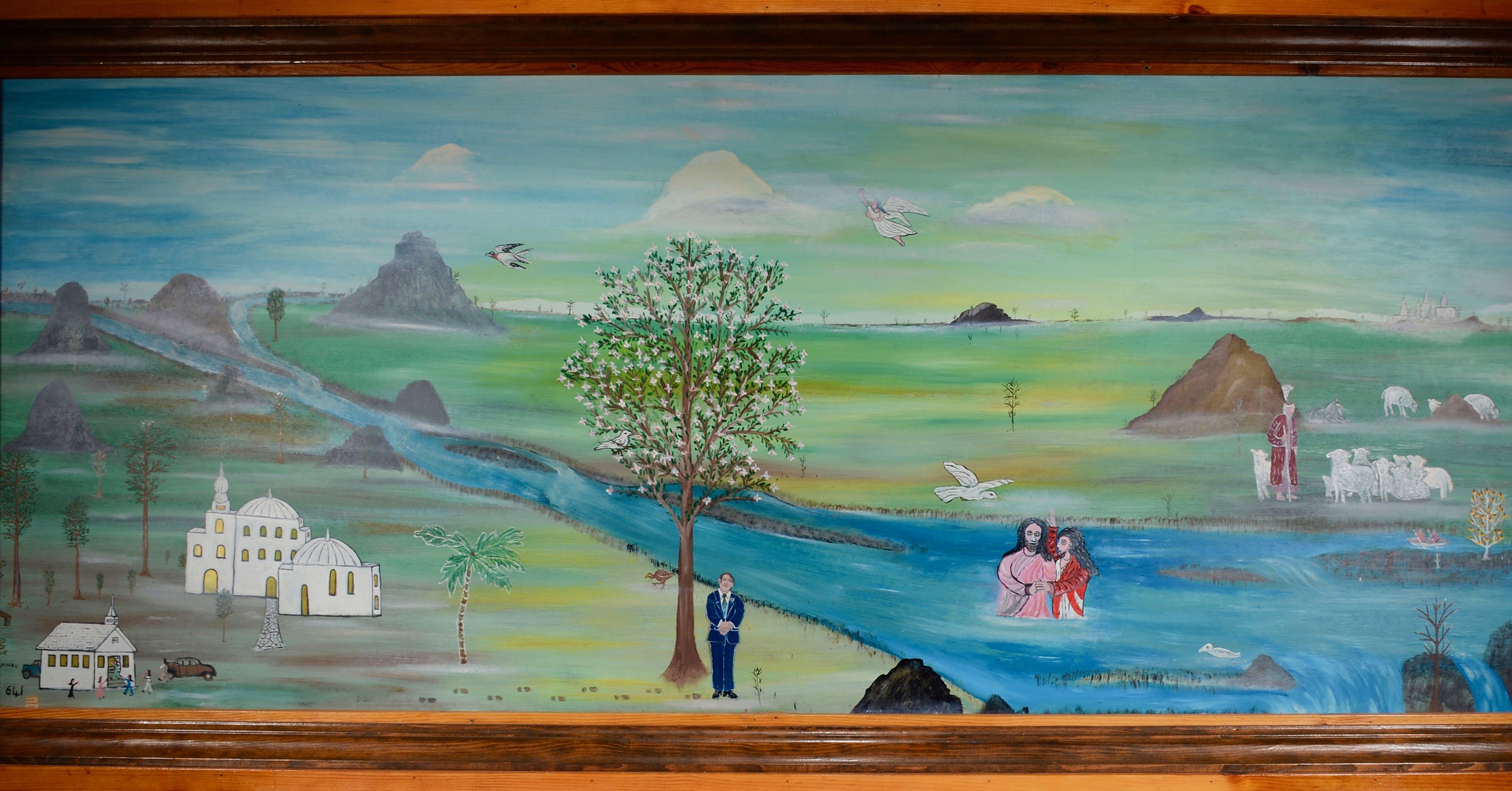 Upcoming folk art auction features Howard Finster’s largest painting ...