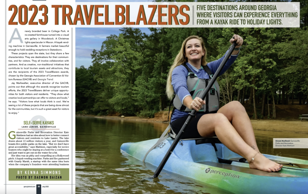 GACVB's TravelBlazers - Georgia Trend Magazine