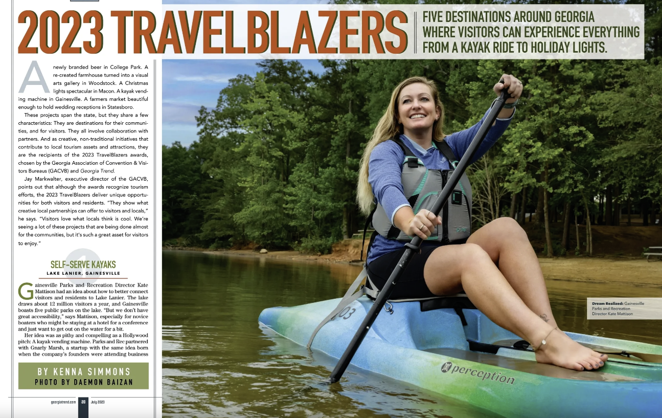 GACVB's TravelBlazers - Georgia Trend Magazine