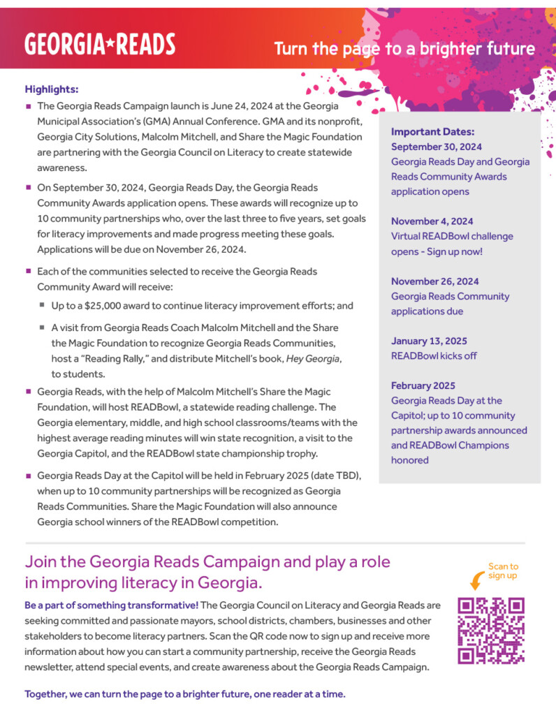 Georgia Reads Campaign - Georgia Trend Magazine