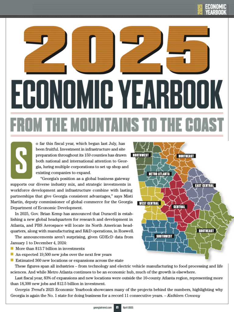 2025 Economic Yearbook - Georgia Trend Magazine