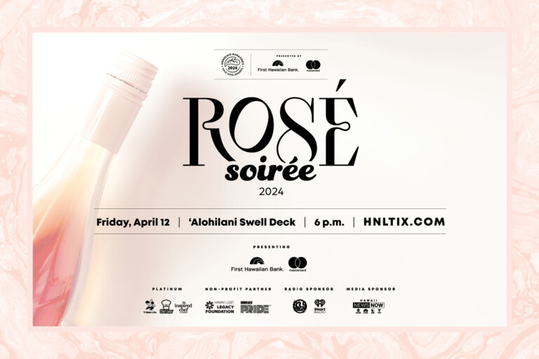 Sip on a selection of refreshing rosé wines at Rosé Soirée - Hawaii ...