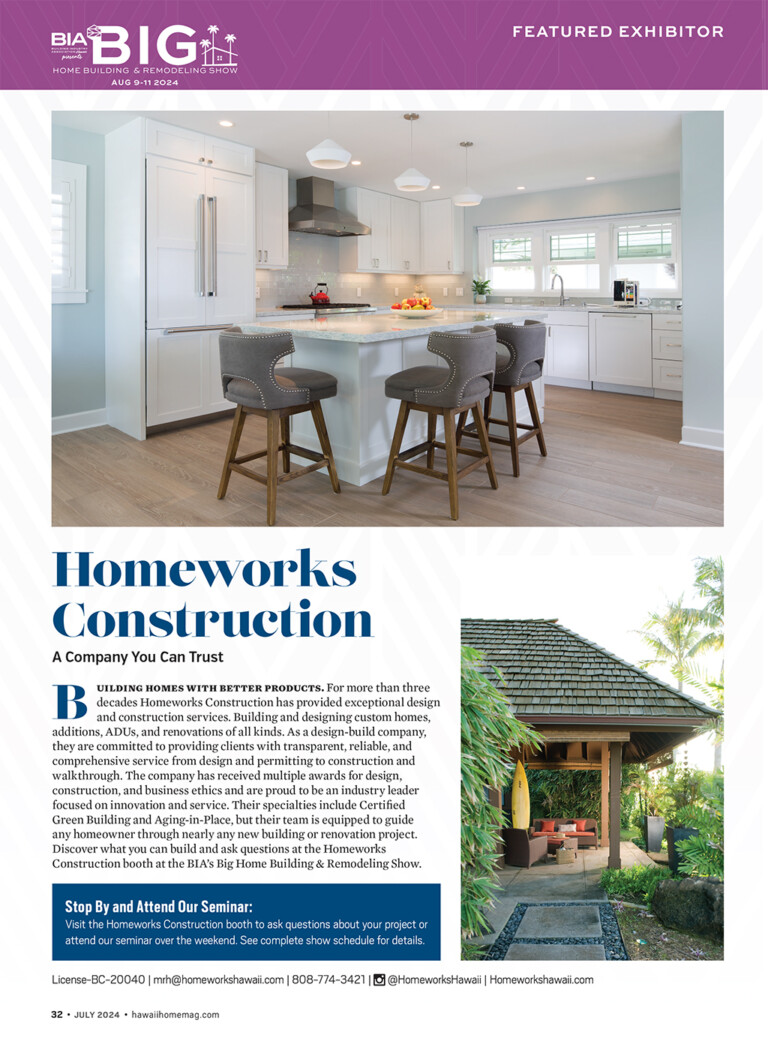 2024 BIA-Hawaii BIG Home Show - Hawaii Home + Remodeling
