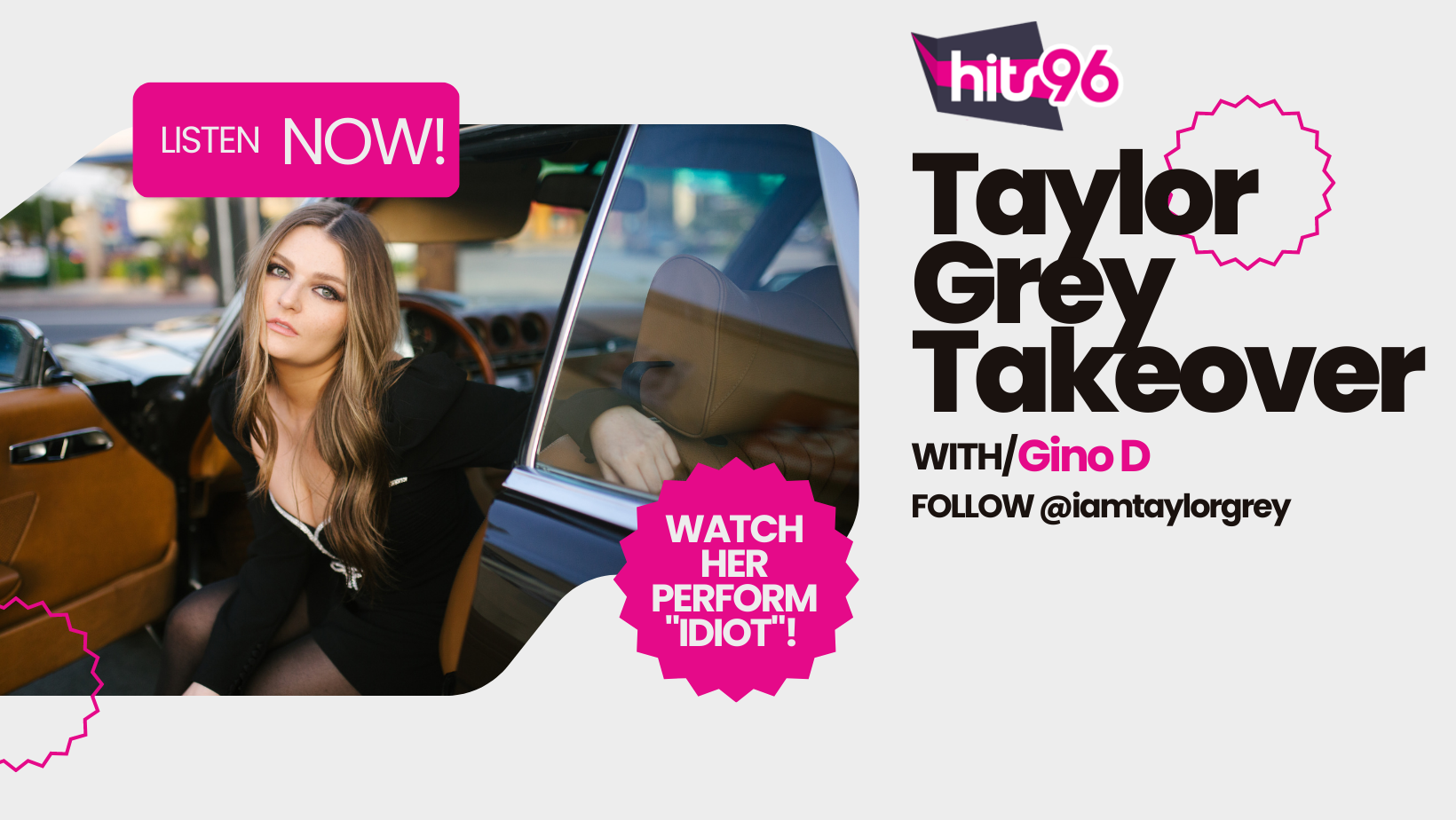 Taylor Grey Takes Over Hits 96 - Hits 96 | WDOD-FM