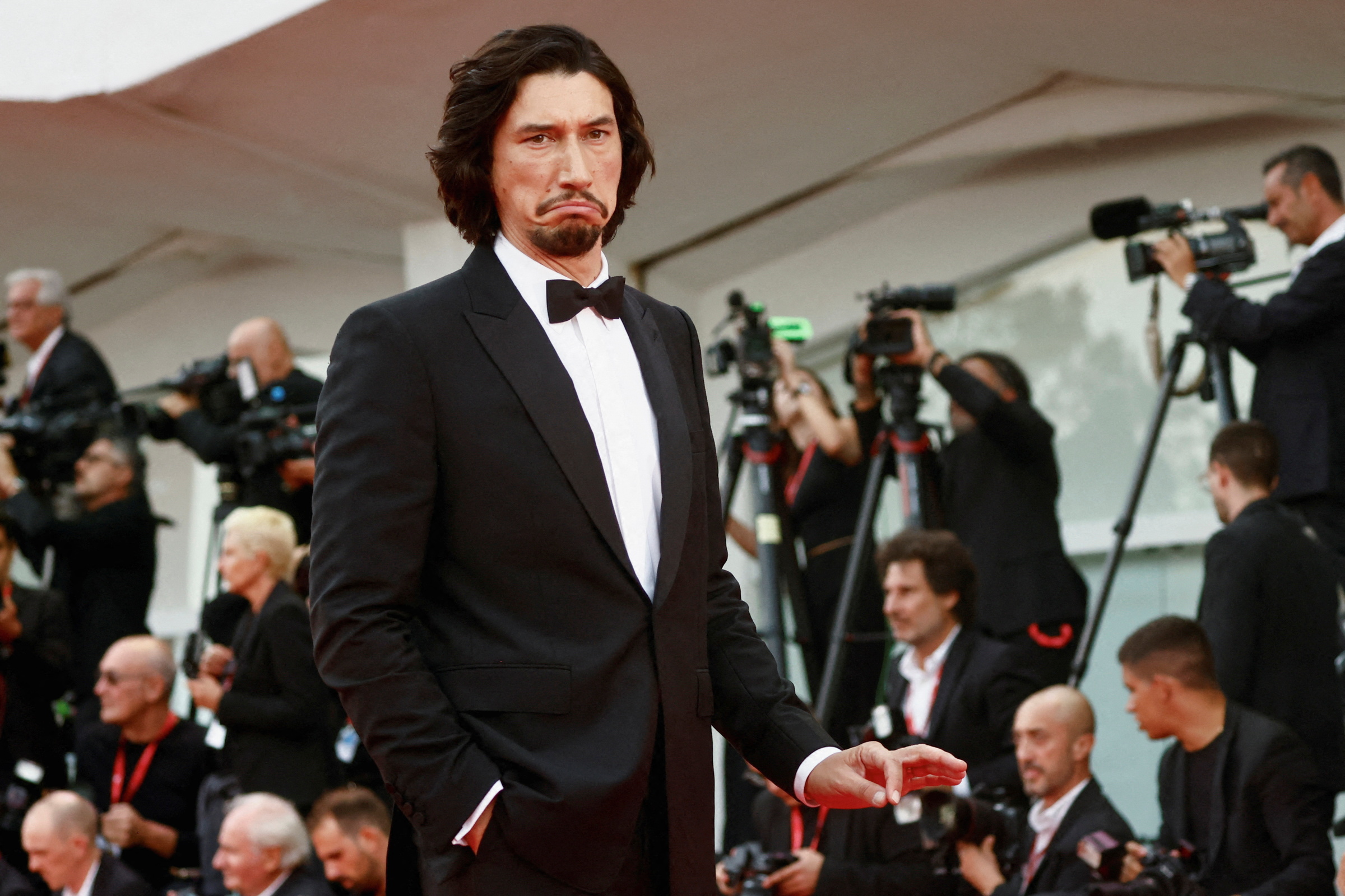 WATCH: Adam Driver Didn't Hold Back When Someone Called the Crash Scenes in "Ferrari" Cheesy ...