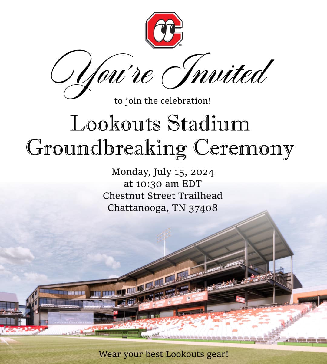 Groundbreaking Ceremony for New Chattanooga Lookouts Stadium Scheduled ...