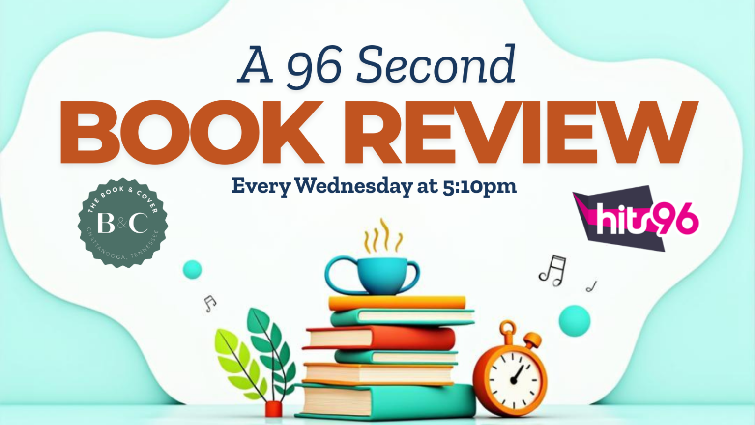 A 96 Second Book Review with The Book & Cover - Hits 96 | WDOD-FM