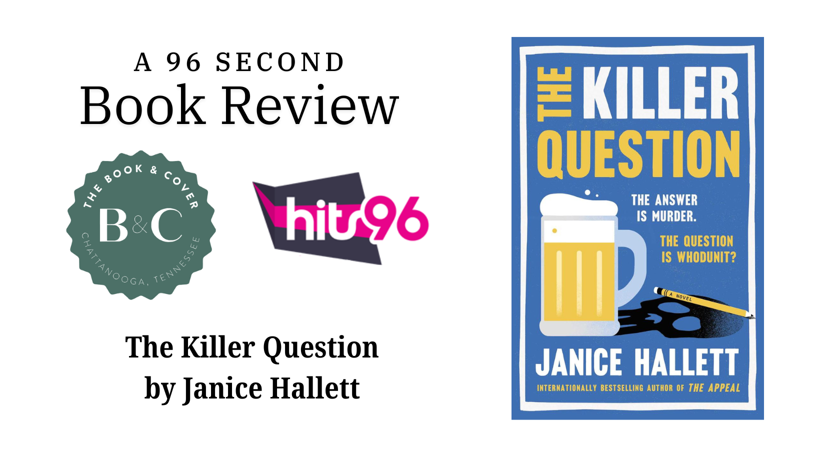 A 96 Second Book Review: The Killer Question by Janice Hallett - Hits ...