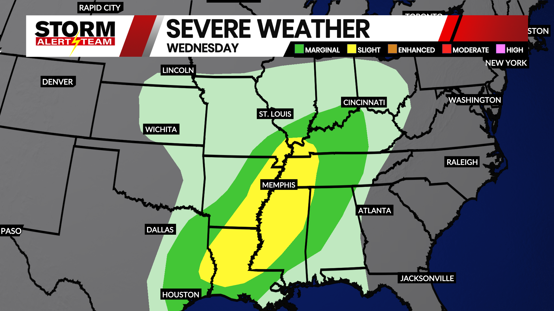 Severe storms possible, heavy rain come Wednesday (1/17/23) - KBSI FOX23 News Cape Girardeau ...