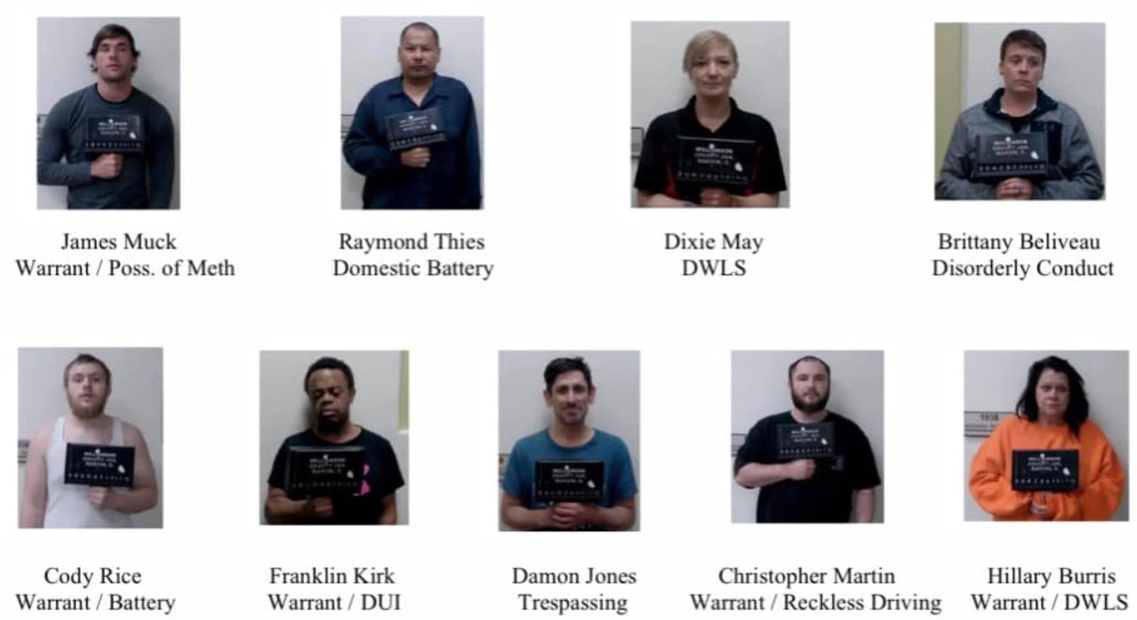 9 Arrested On Outstanding Warrants In Williamson County Kbsi Fox 23