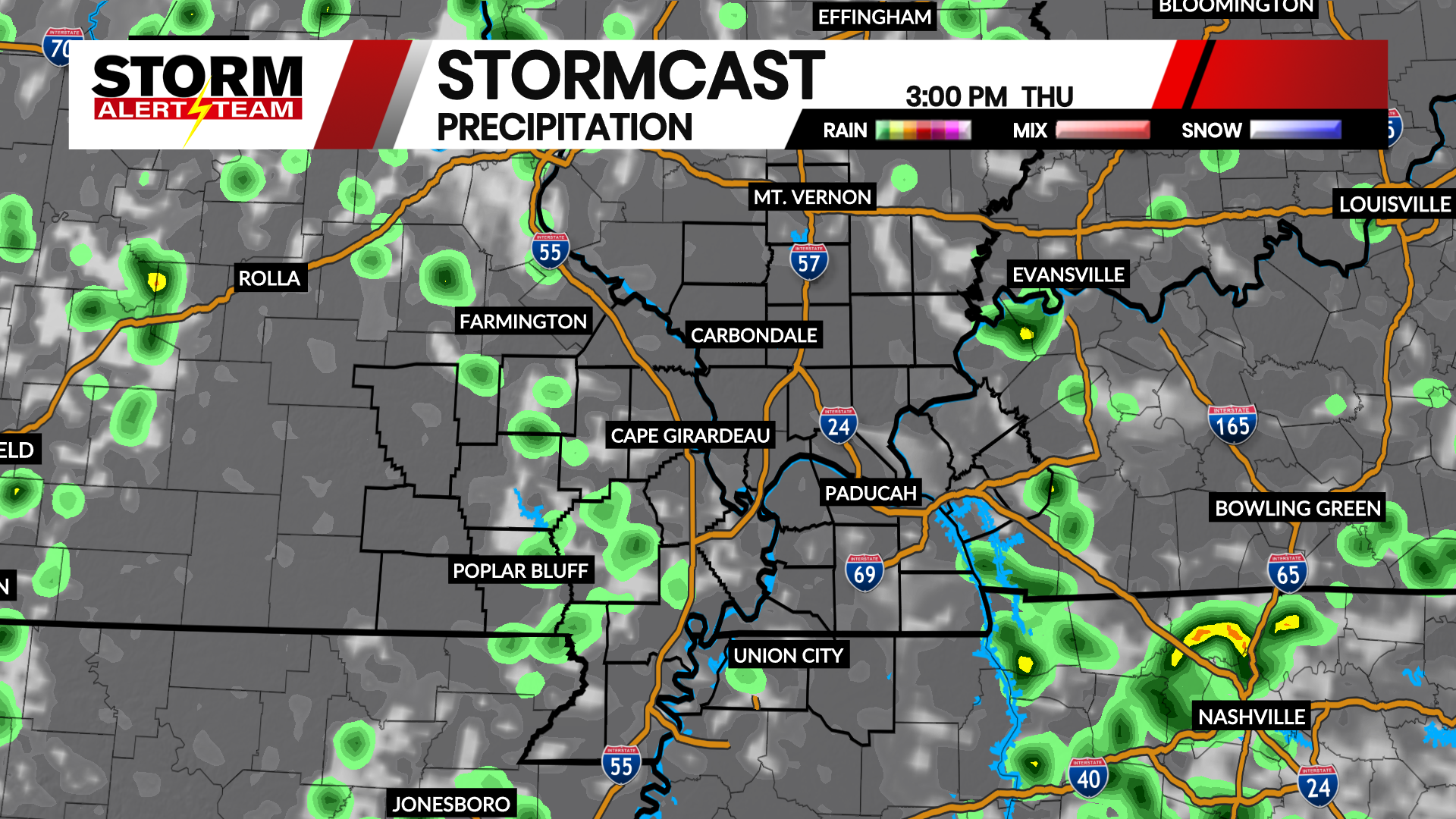 Another pop-up storm chance on Thursday (5/31/23) - KBSI FOX23 News Cape Girardeau News ...