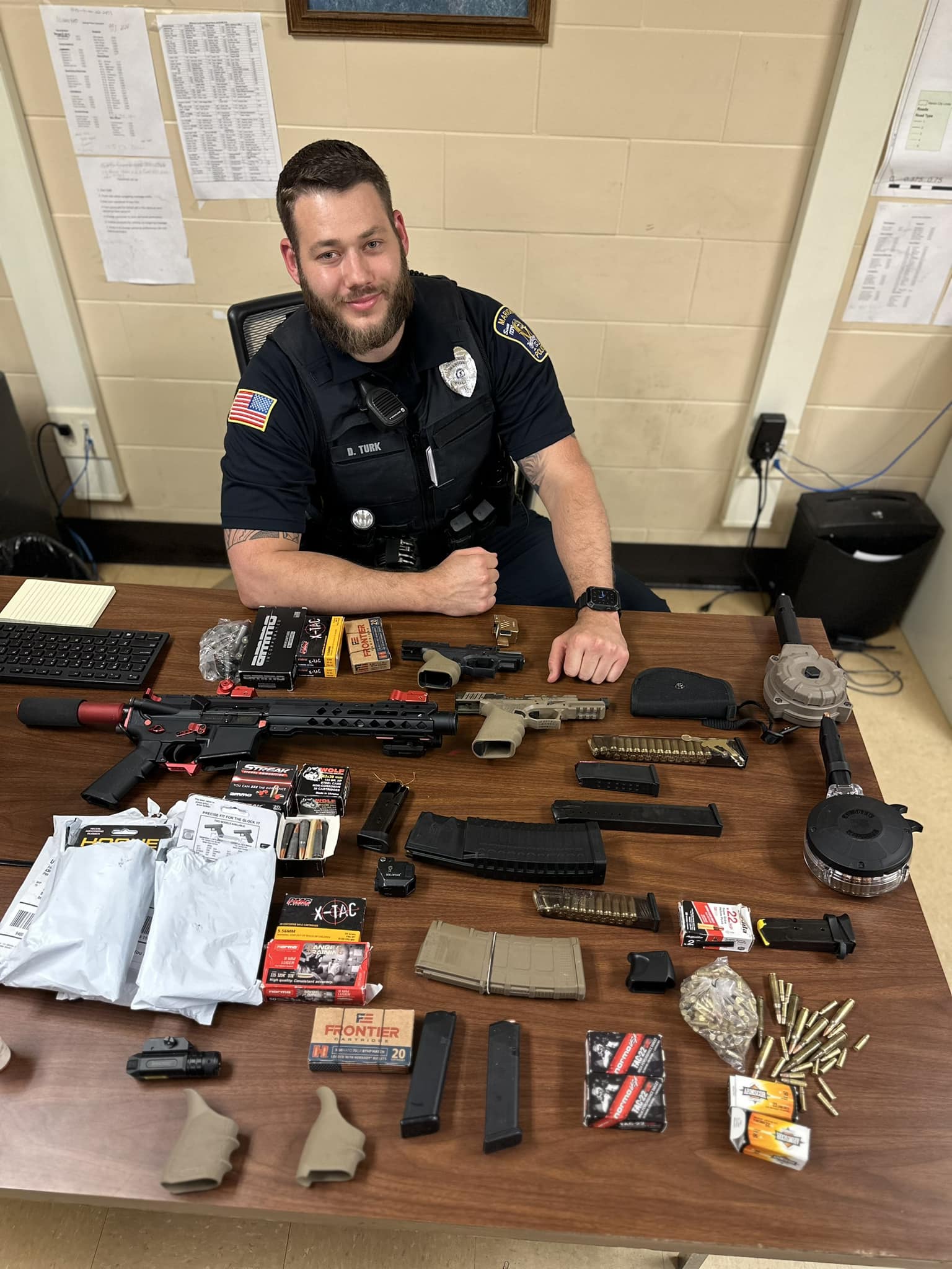 Marion police recover multiple firearms and narcotics after traffic ...