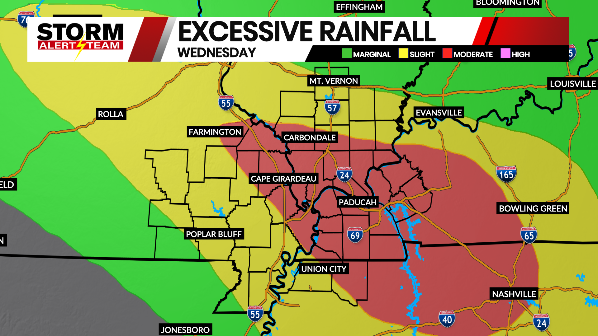 More severe storms, flooding possible overnight into Wednesday - KBSI FOX23 News Cape Girardeau ...
