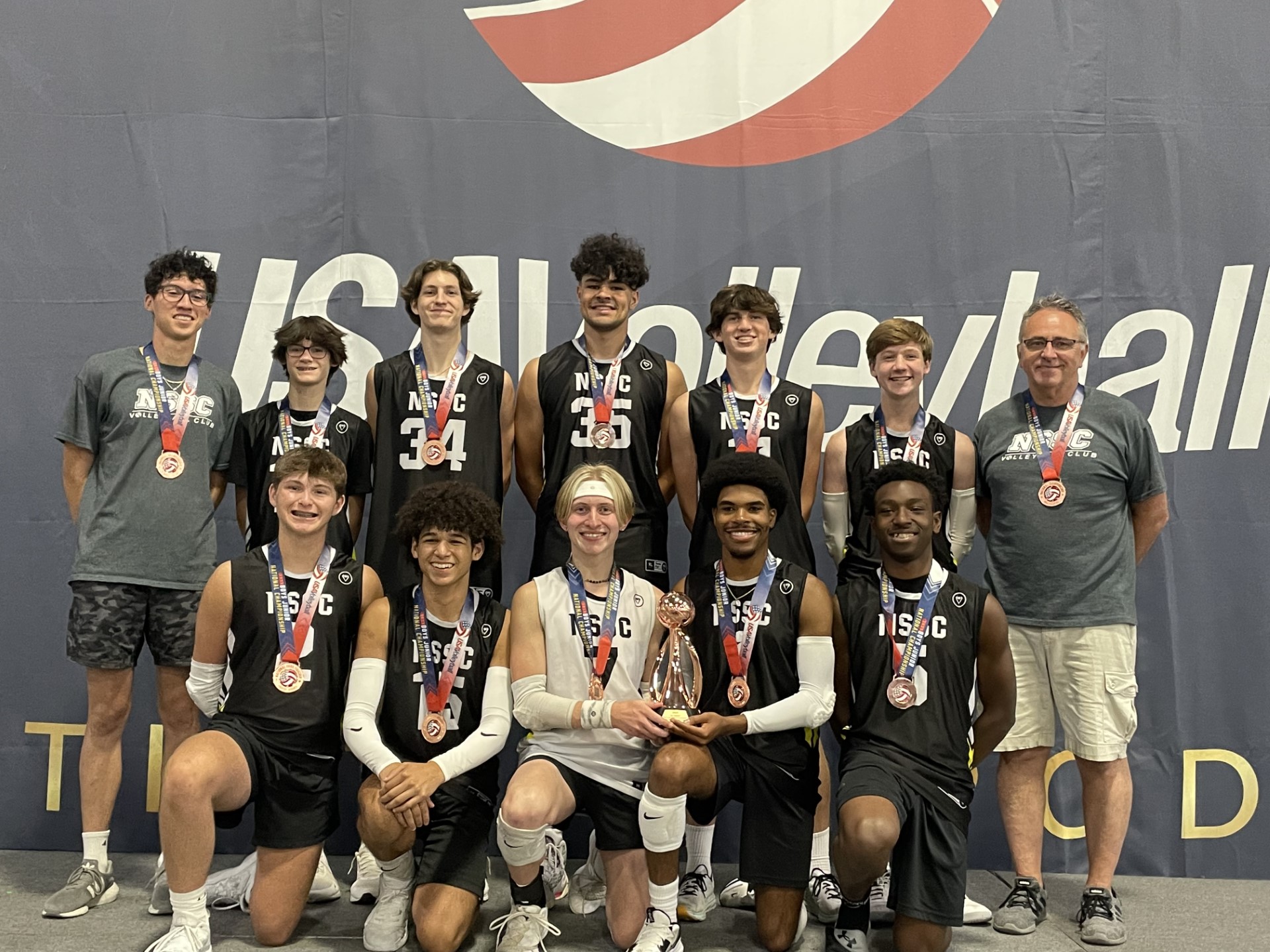 NSSC boys volleyball team wins 3rd place in national championship gold ...