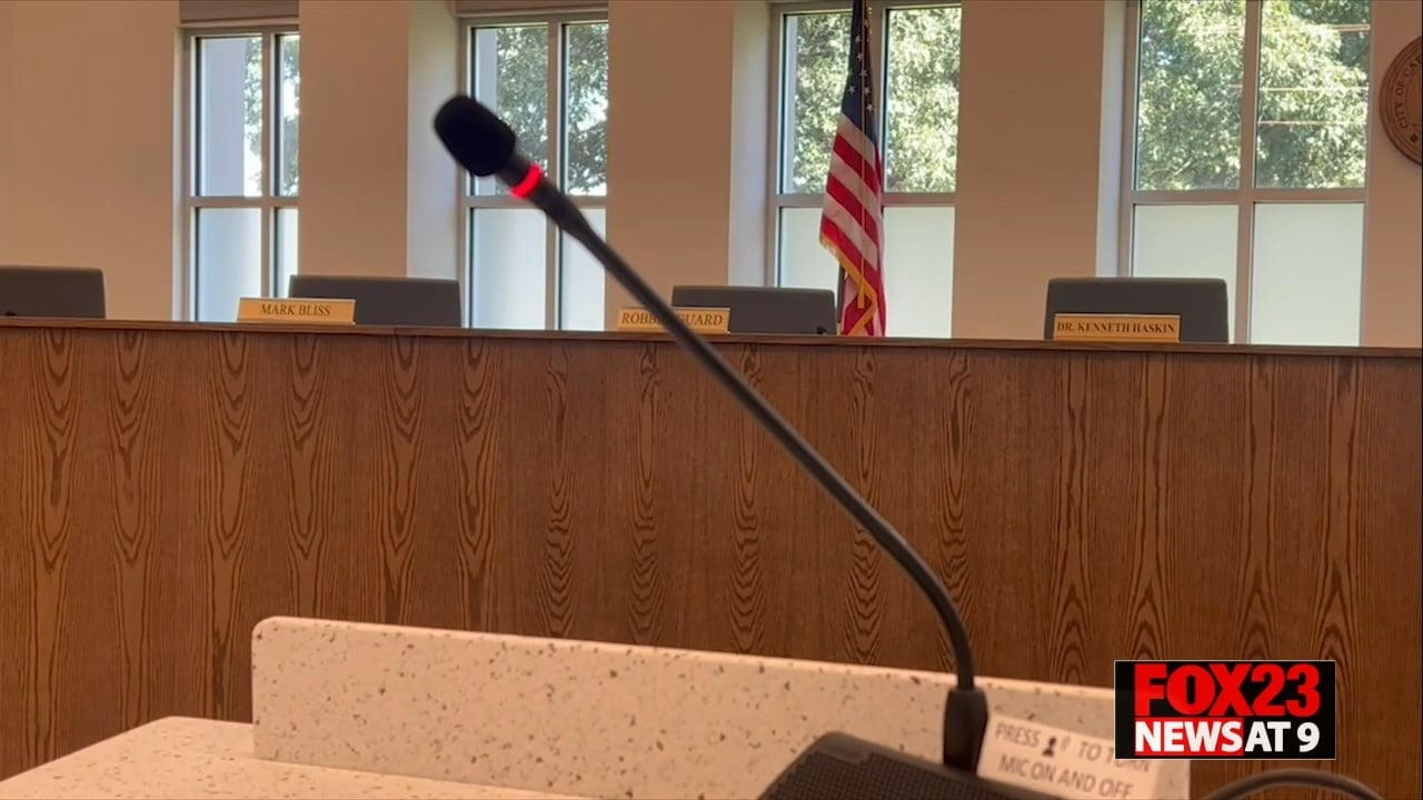 Cape Girardeau Mayor Stacy Kinder releases a public address about the ...