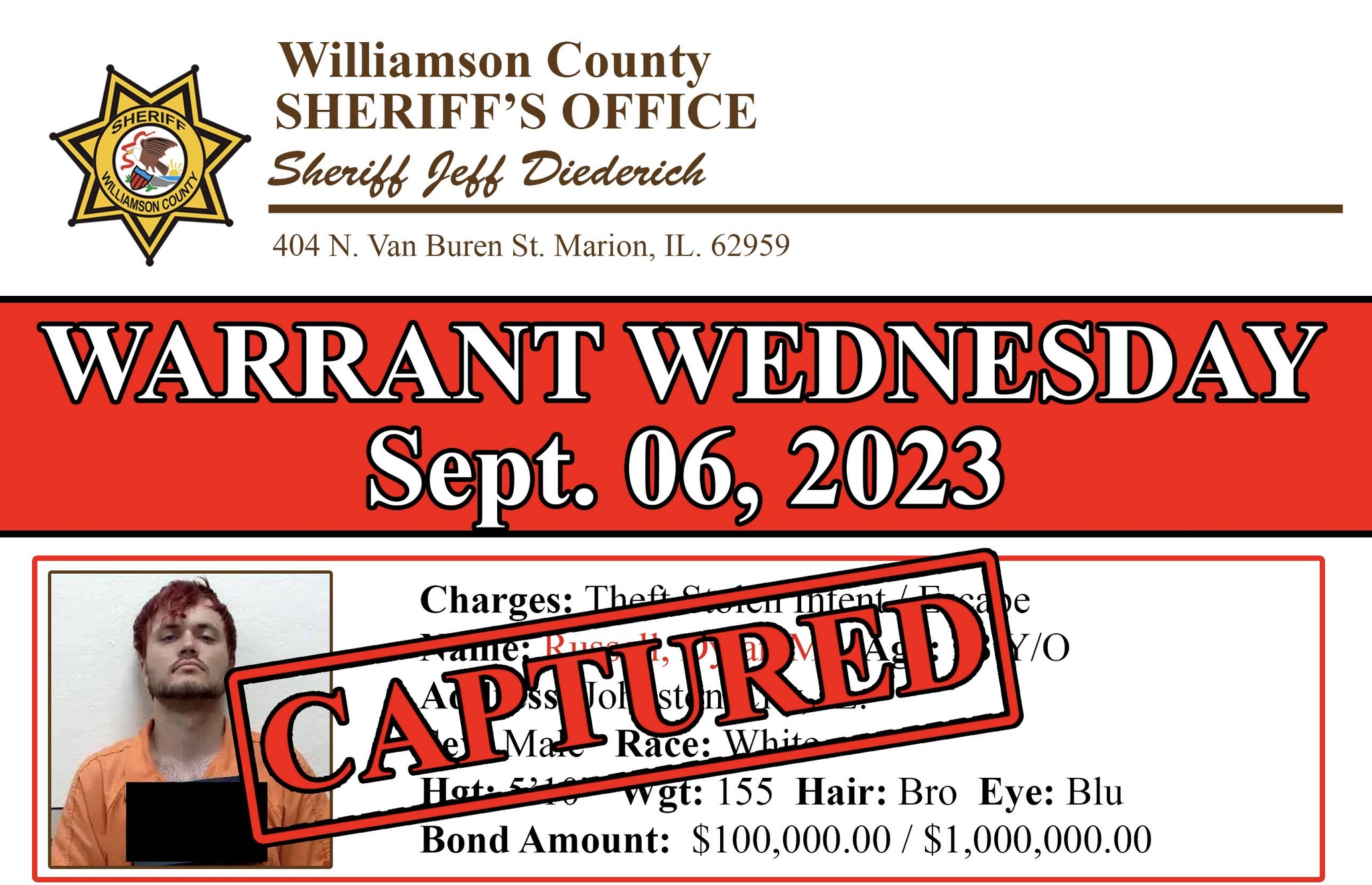 Wanted man captured in Orient - KBSI FOX23 News Cape Girardeau News ...