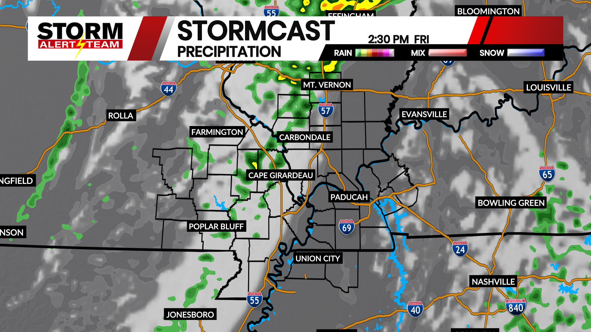 Storm chance on Friday, followed by cool down - KBSI FOX23 News Cape ...