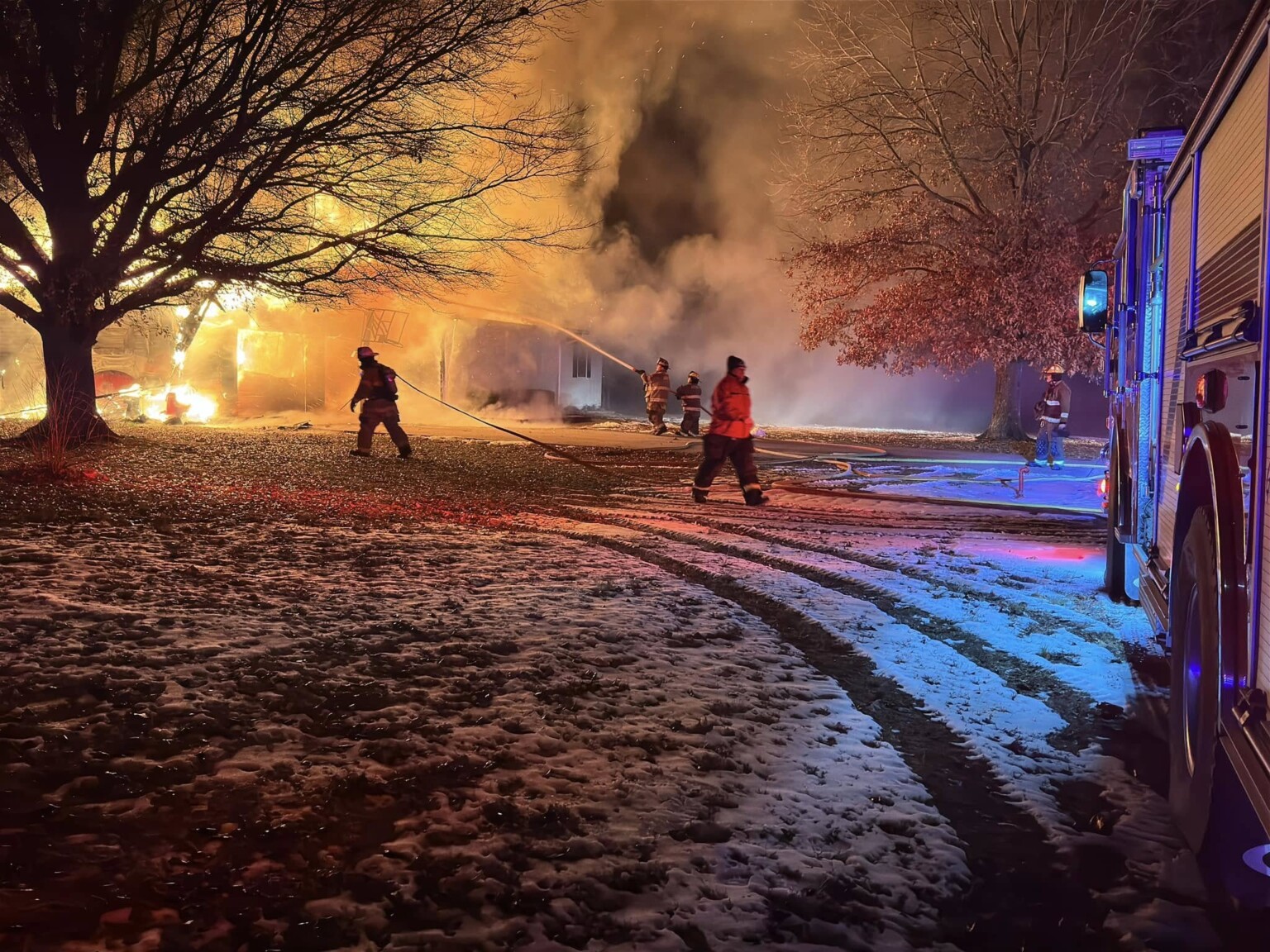 Area fire departments respond to 2nd structure fire of the night - KBSI ...