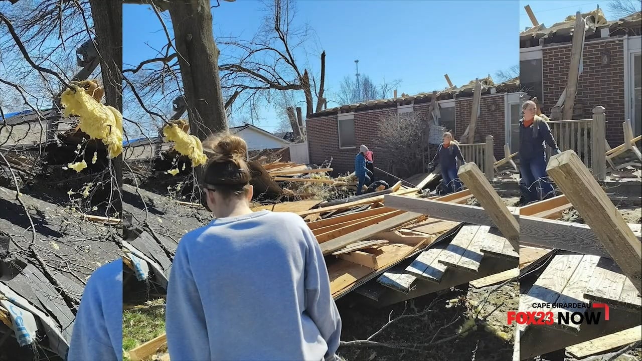 Perryville community bands together for cleanup after storm - KBSI ...
