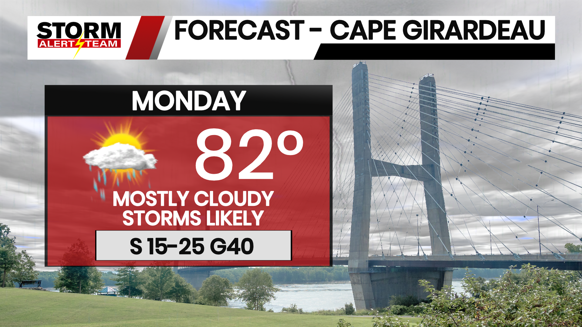 Strong to Severe Storms Possible on Monday - KBSI FOX23 News Cape ...
