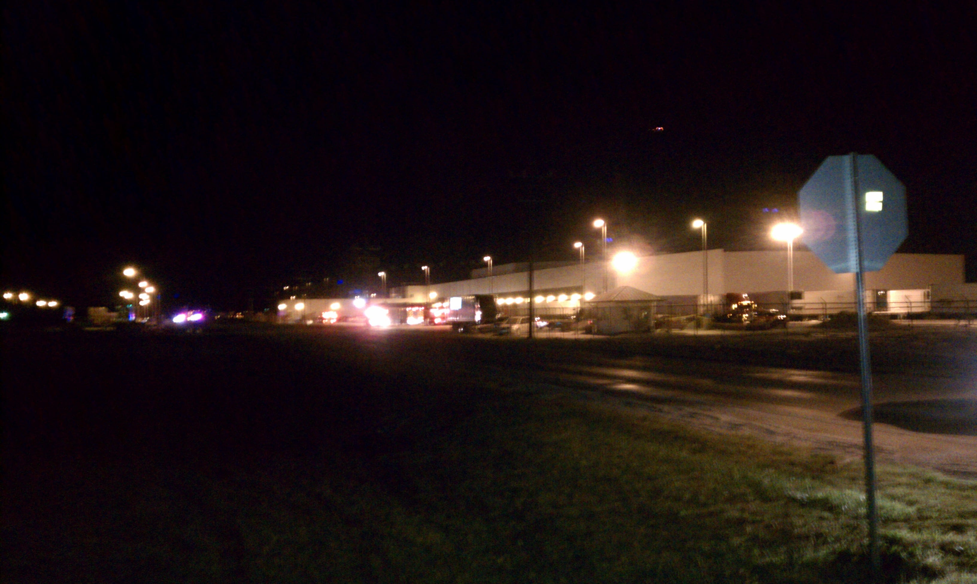 People in Crete react after shooting