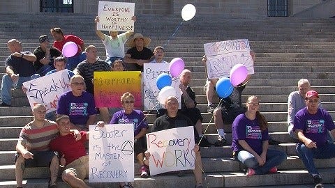 Walk to the capitol celebrates National Recovery month