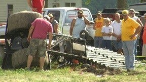Two people critically injured in tractor pull accident