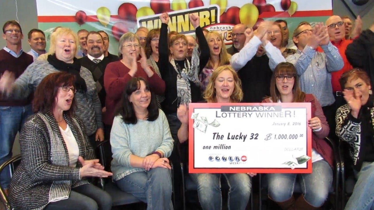 Million dollar Powerball winners receive money