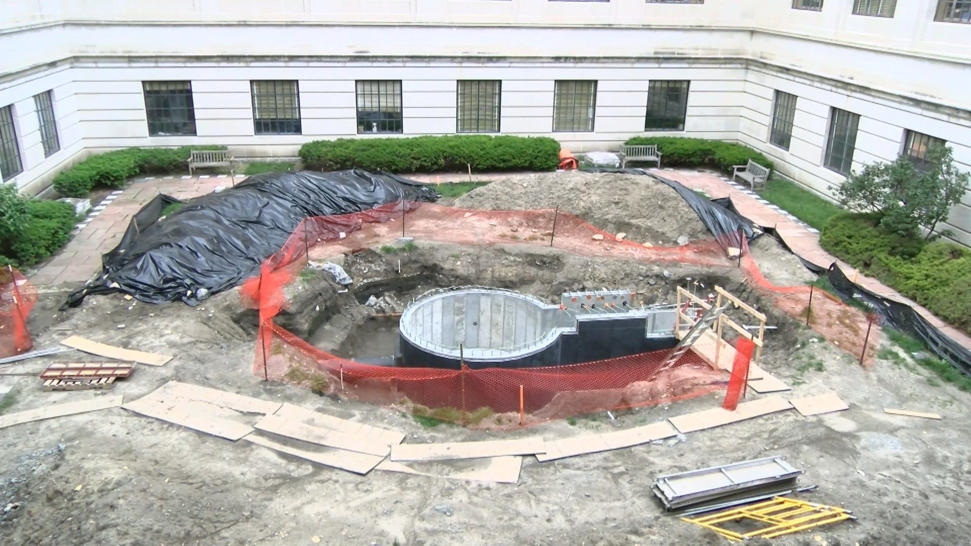 History behind the fountain project at the State Capitol buildin