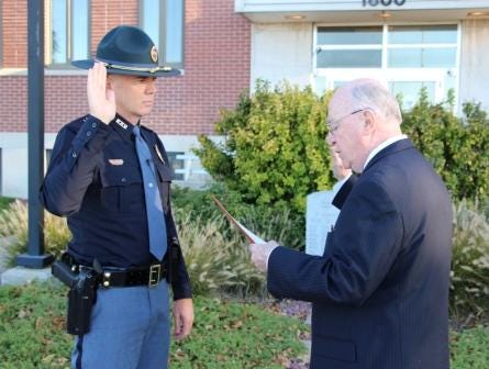 Colonel John Bolduc sworn in as NE State Patrol Superintendent
