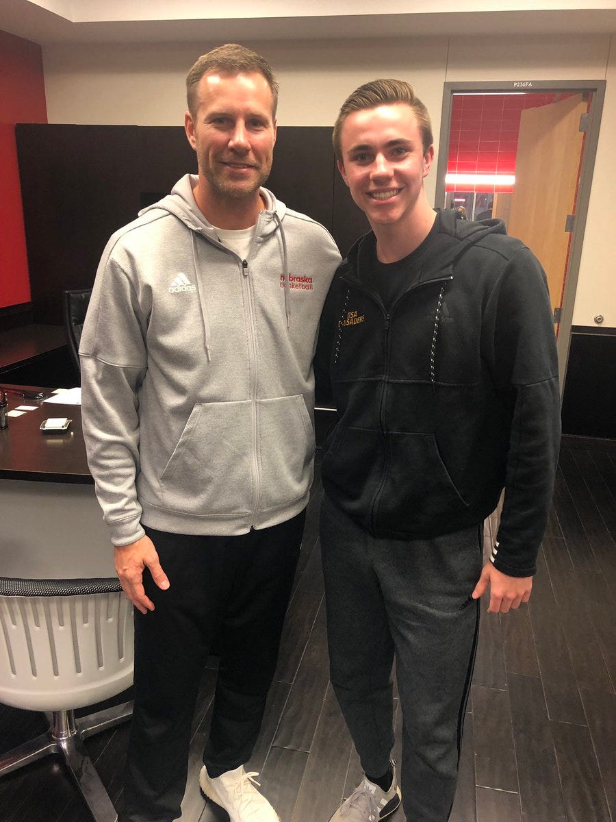 Eric Piatkowski's son, Jace, commits to Nebraska as preferred wa
