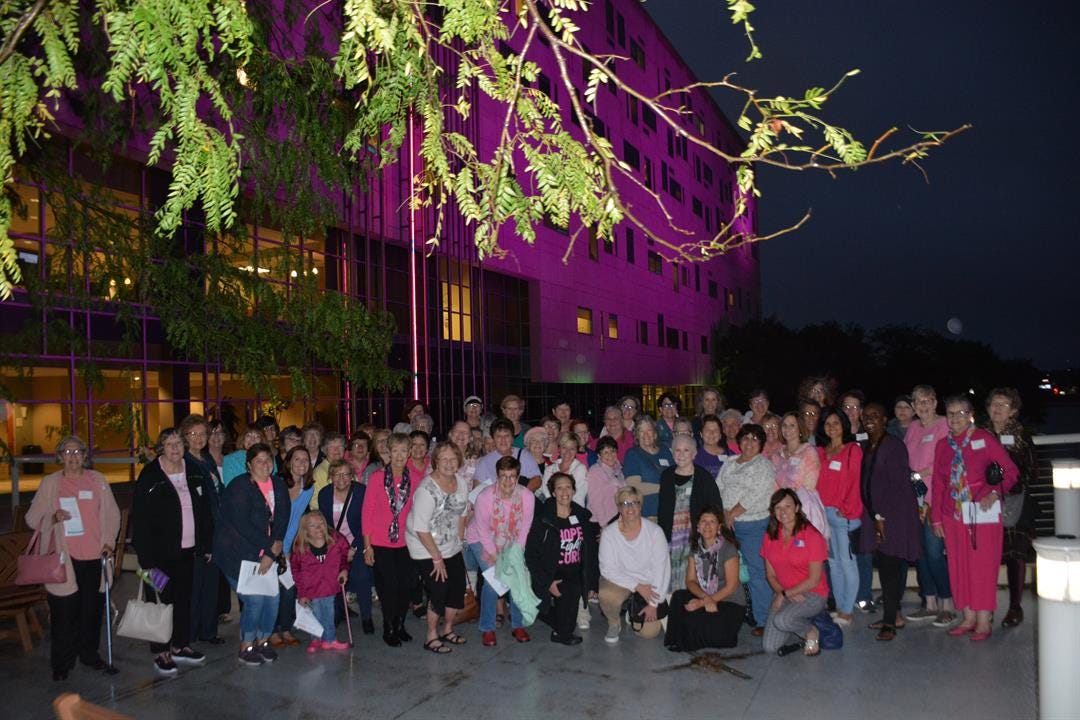 Lincoln CHI Health Center lights up pink for breast cancer aware