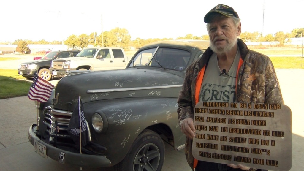 A vintage car with stories of valor and the veteran behind the w