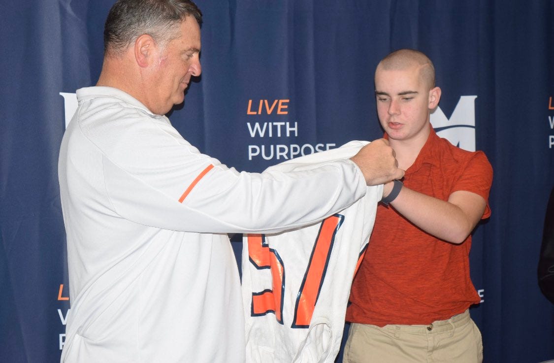 Midland University offers Jack Hoffman full football scholarship