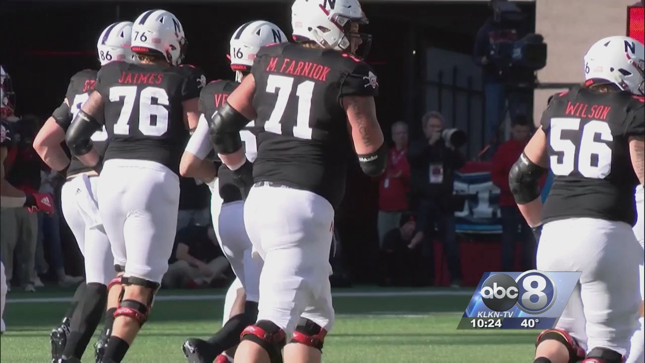 NU's stocked offensive line looks for big jump in 2020