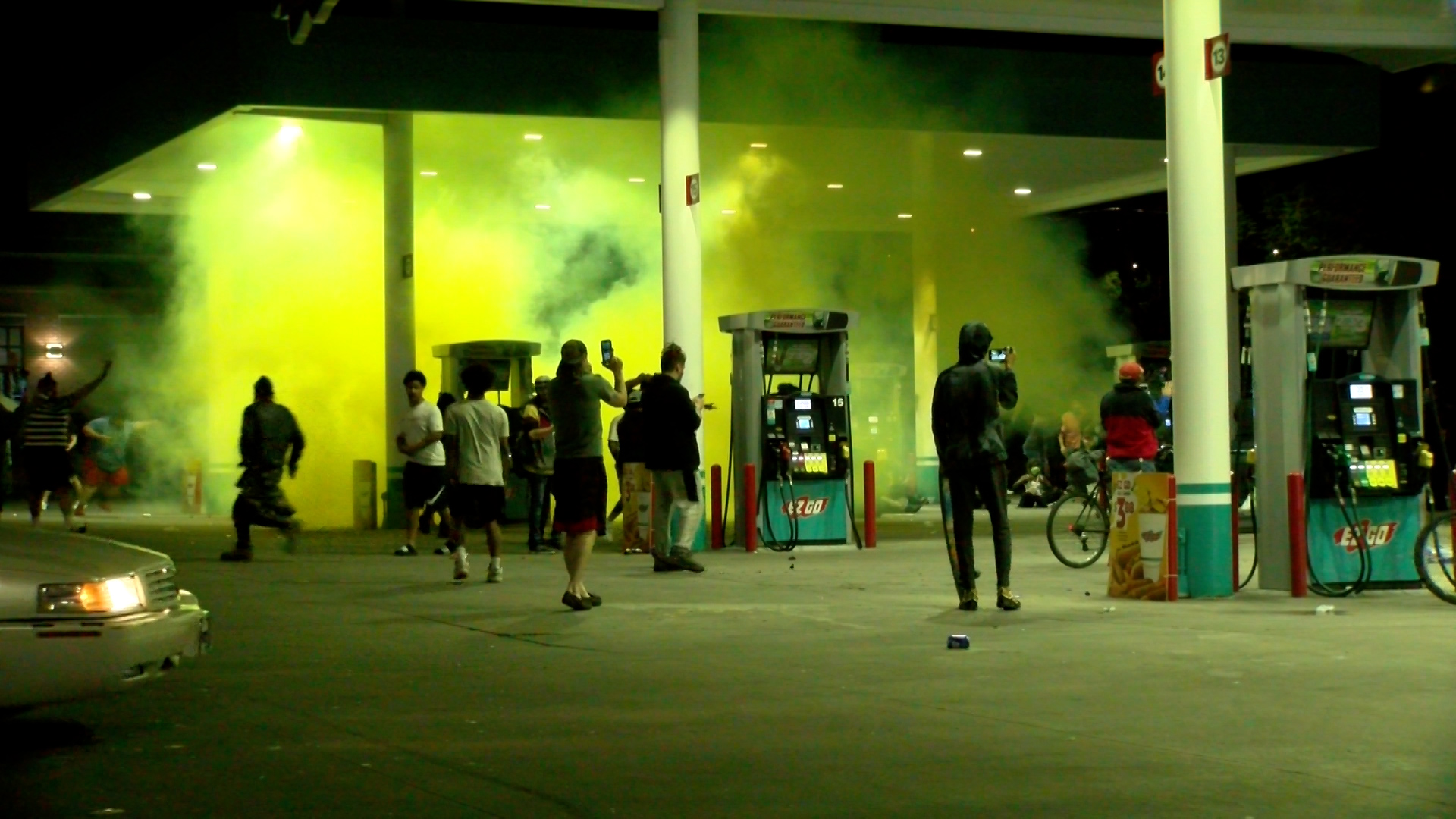 8 officers injured, several businesses vandalized after protest turns ...