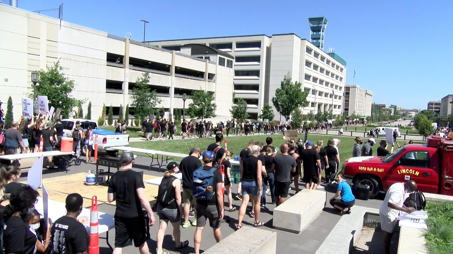Hundreds walk in the Not One More Life March
