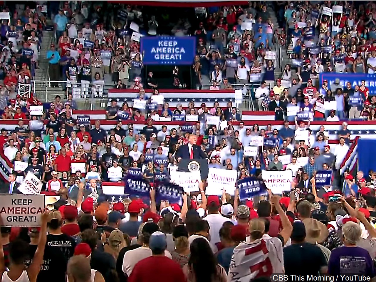 Health experts voice concern for large Trump rally