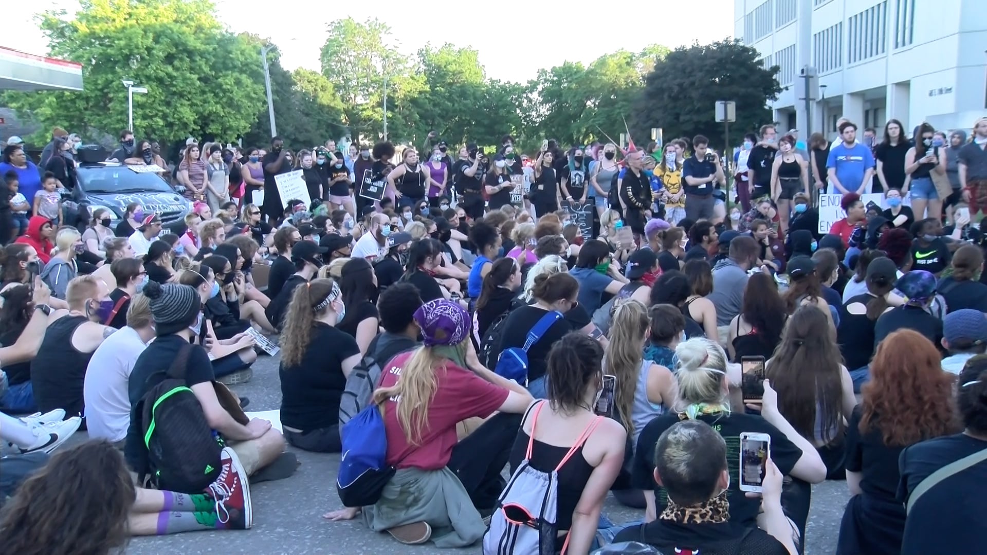 Ricketts concerned virus will flare again with protests