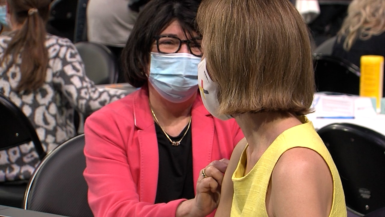 Mayor Gaylor Baird receives first dose of COVID-19 vaccine