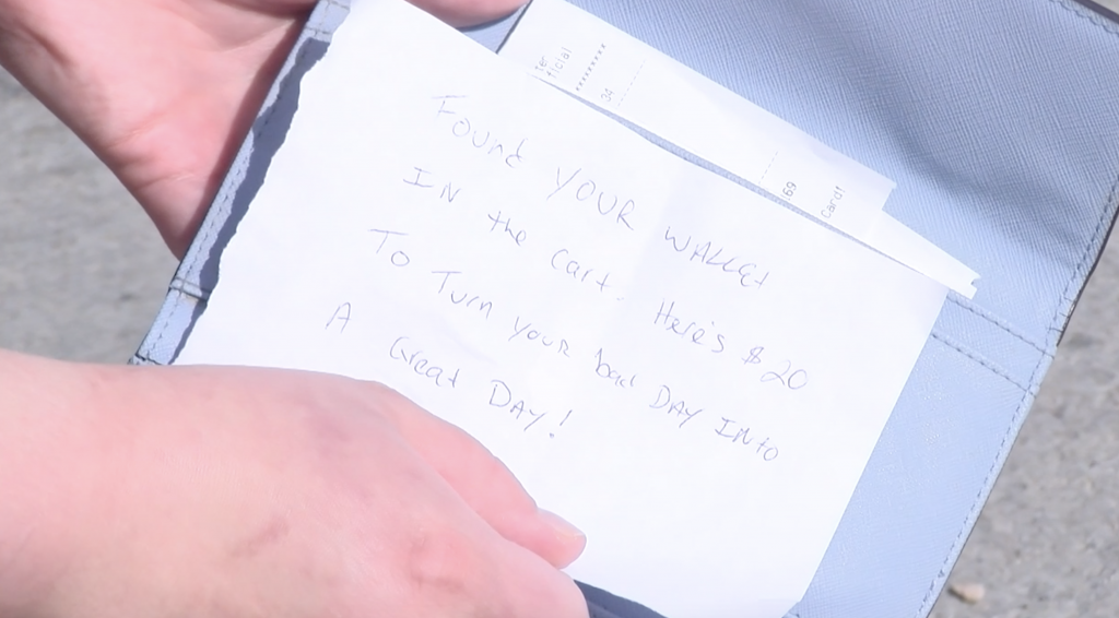 Lincoln woman loses wallet, finds it with $20 bill and handwritten note ...