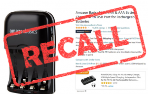 RECALL ALERT: Amazon Basics select electronics devices