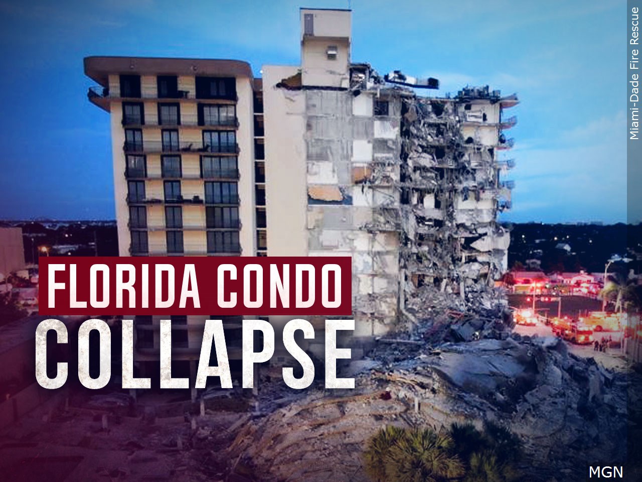 Toll in Florida collapse rises to 4; dozens remain missing