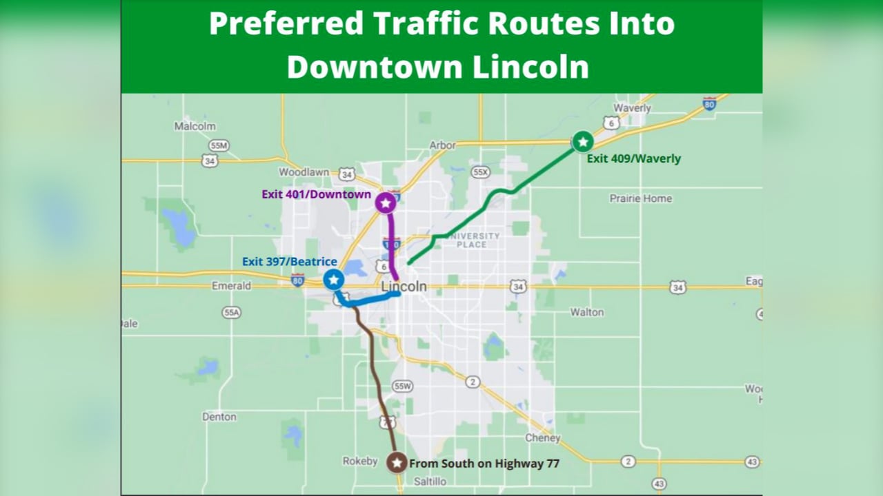 LTU gives travel tips for an upcoming busy weekend in Lincoln