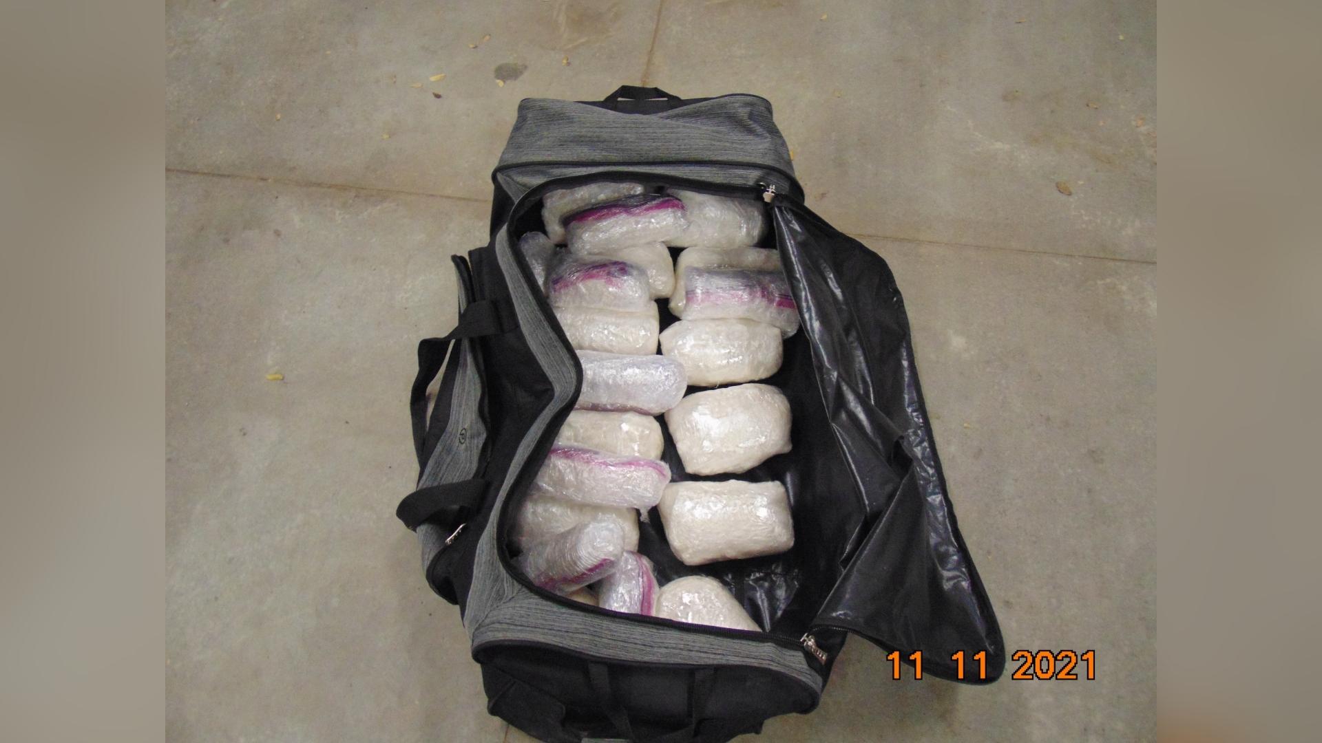 Man caught with duffle bag of meth in Nebraska gets 11 years in prison
