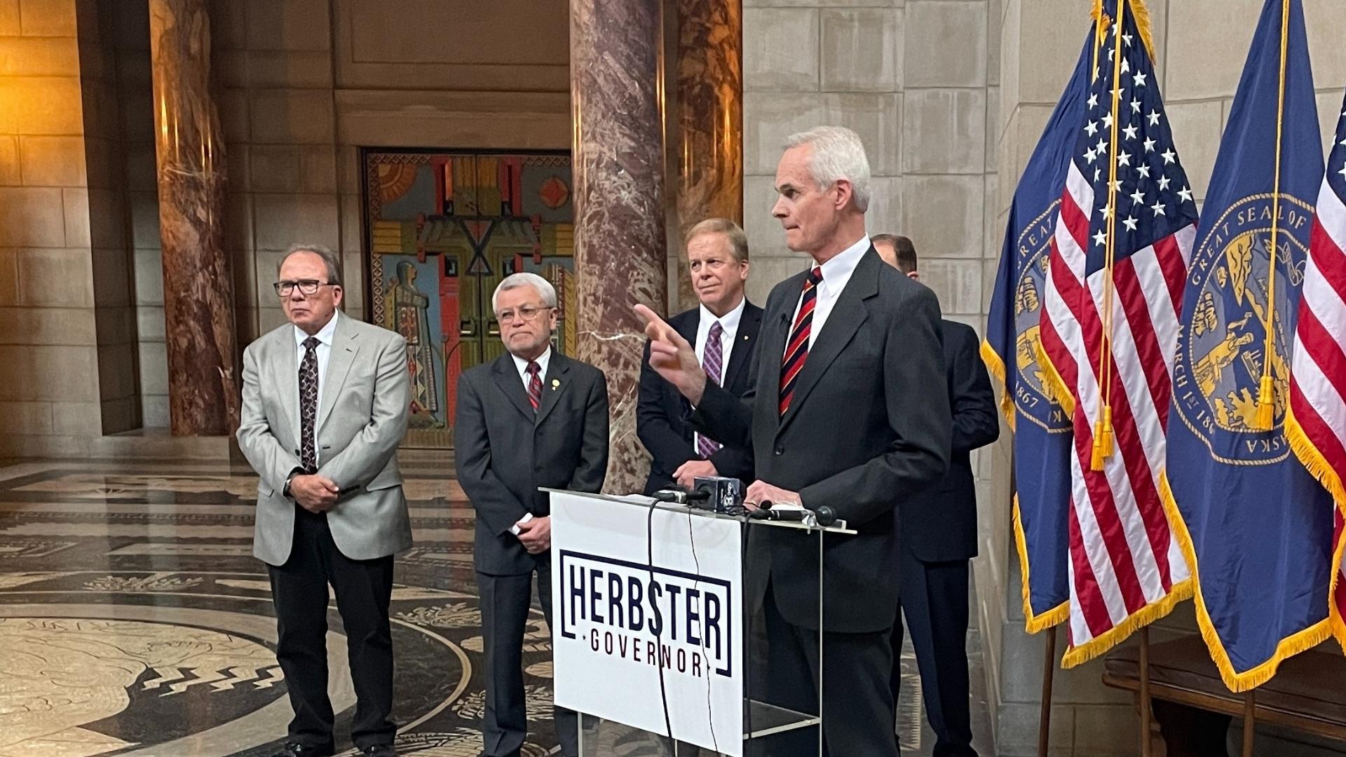 Lt. Gov. Mike Foley endorses Charles Herbster for Nebraska governor